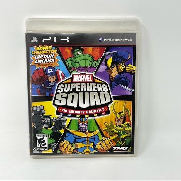 Marvel | Video Games & Consoles | Euc Ps3 Marvel Super Hero Squad The ...